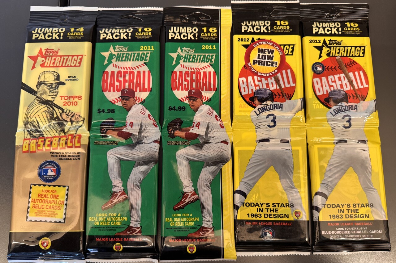 Topps Heritage Retail Rack Packs - Blowout Cards Forums